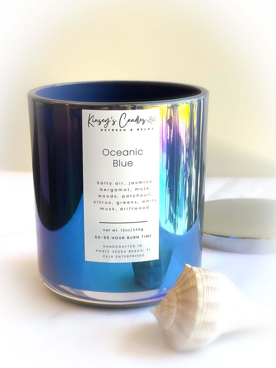 Oceanic Blue Luxury Candle
